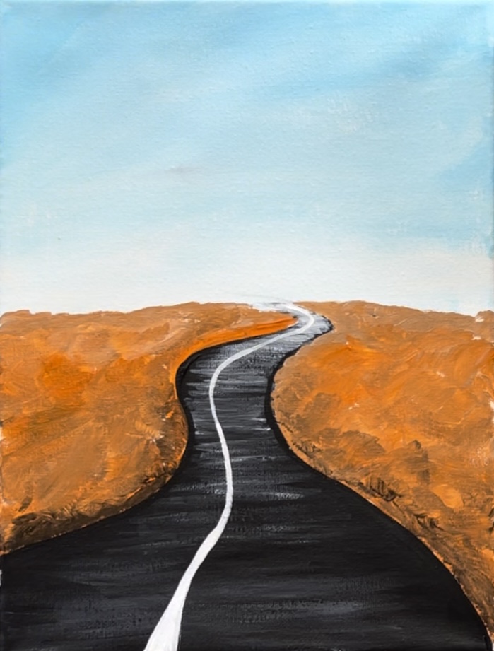 How To Paint "Autumn Drive" - Acrylic Painting Tutorial - Tracie ...
