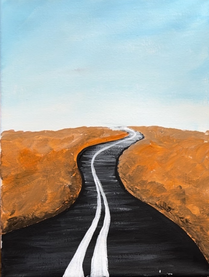 How To Paint "Autumn Drive" - Acrylic Painting Tutorial - Tracie ...