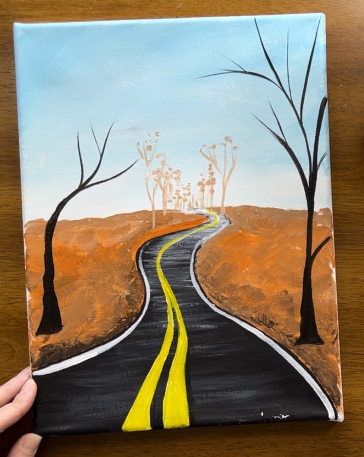 How To Paint "Autumn Drive" - Acrylic Painting Tutorial - Tracie ...
