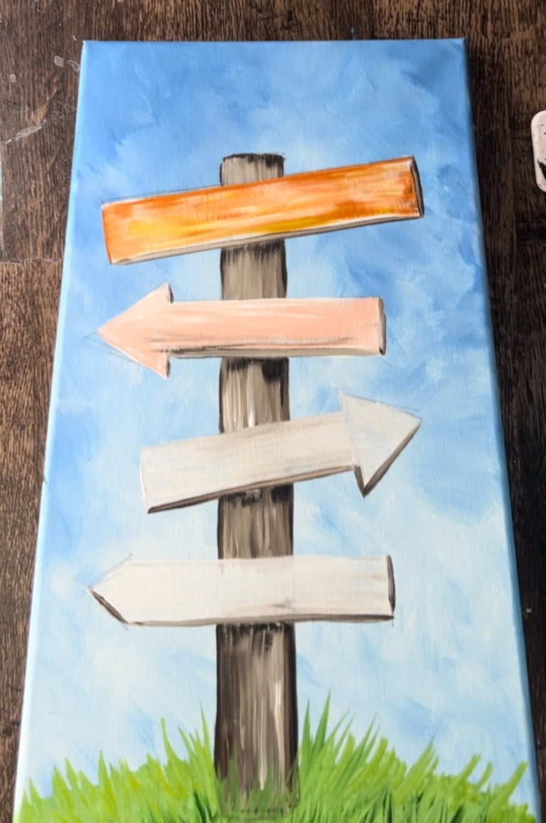 "Pumpkin Patch Signs" - Acrylic Painting Tutorial - Tracie Kiernan ...