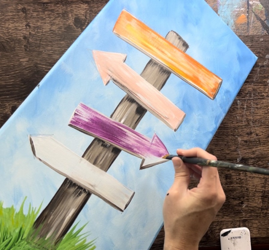 "Pumpkin Patch Signs" - Acrylic Painting Tutorial - Tracie Kiernan ...