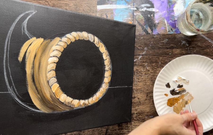 How To Paint A Cornucopia - Step By Step Painting Tutorial - Tracie ...