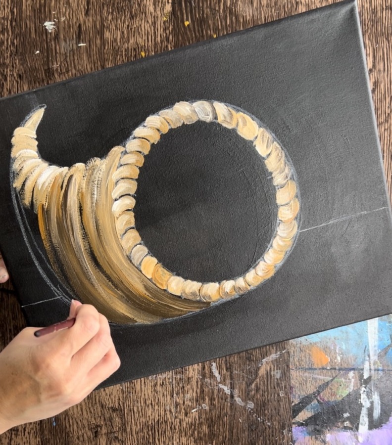 How To Paint A Cornucopia - Step By Step Painting Tutorial - Tracie ...