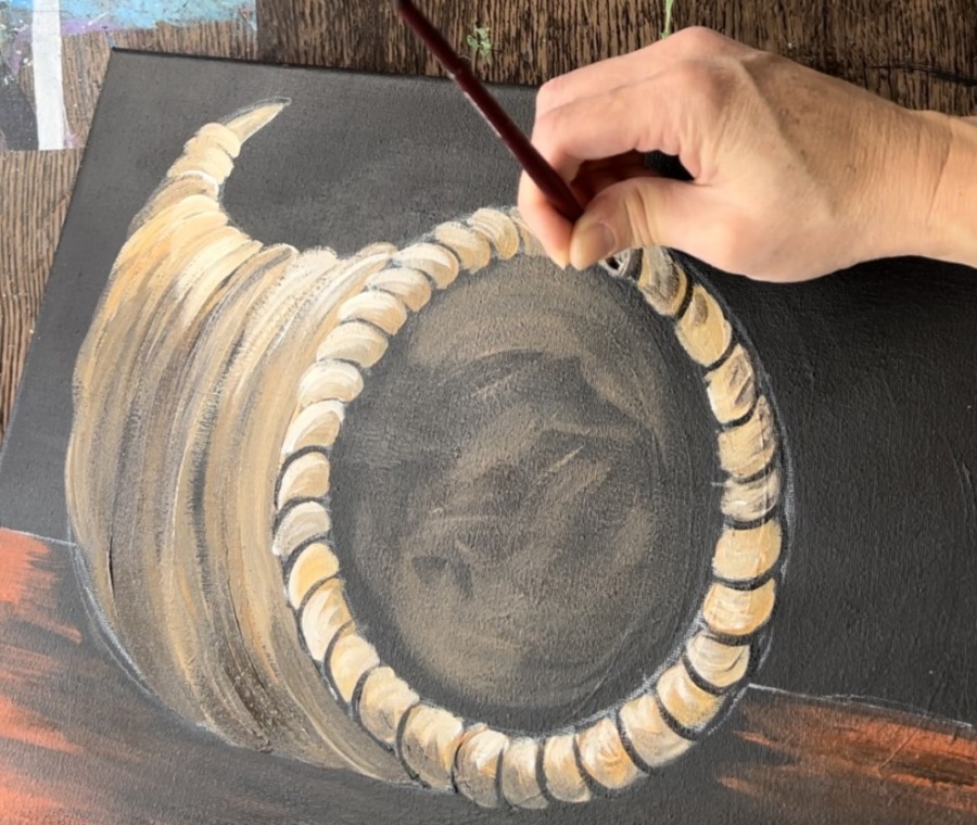 How To Paint A Cornucopia - Step By Step Painting Tutorial - Tracie ...