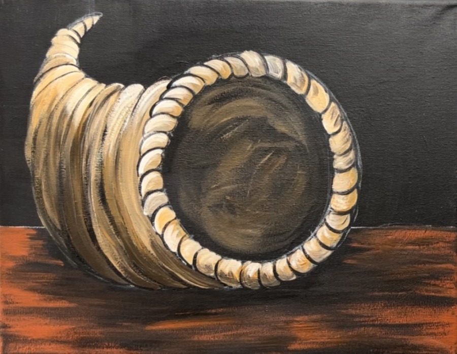 How To Paint A Cornucopia - Step By Step Painting Tutorial - Tracie ...