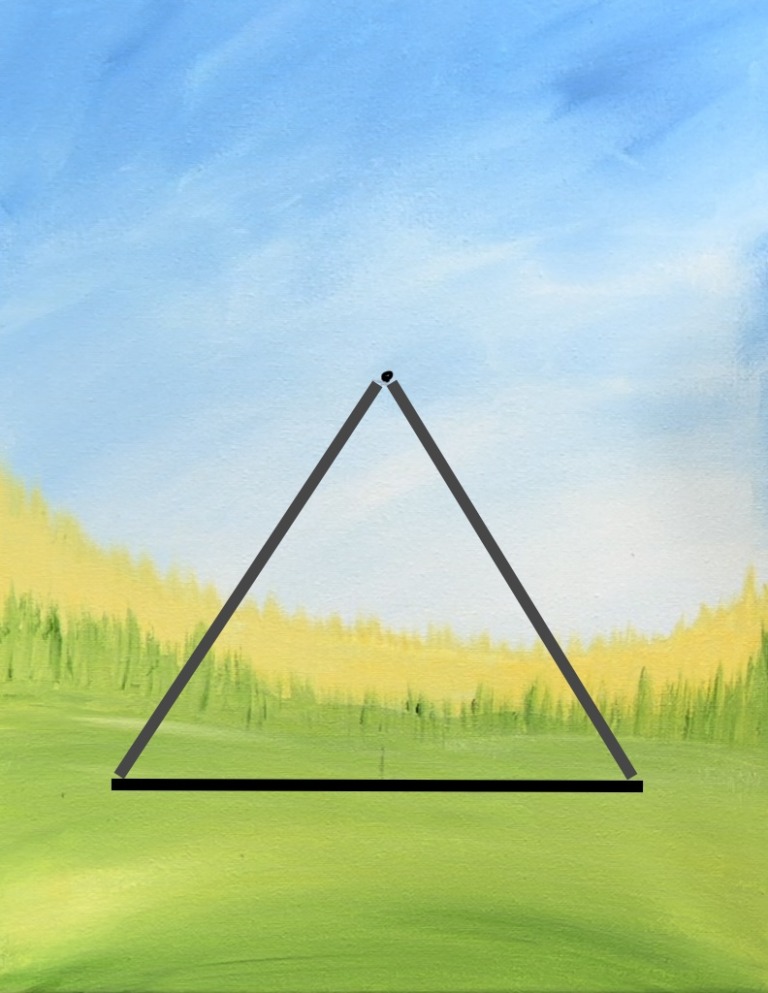 How To Paint A Cozy Fall A Frame Cabin - Acrylic Painting Tutorial ...