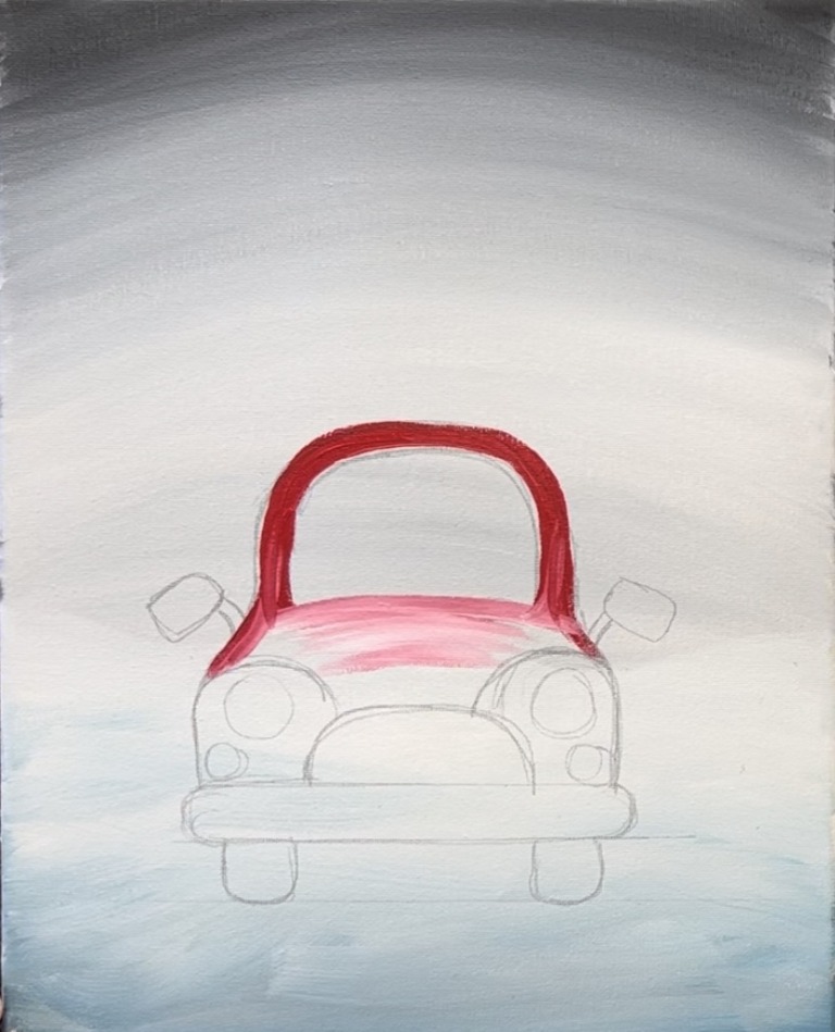Christmas Car Painting - "Bringing Home Joy" - Acrylic Tutorial ...