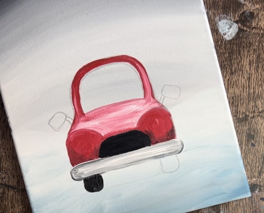 Christmas Car Painting - "Bringing Home Joy" - Acrylic Tutorial ...