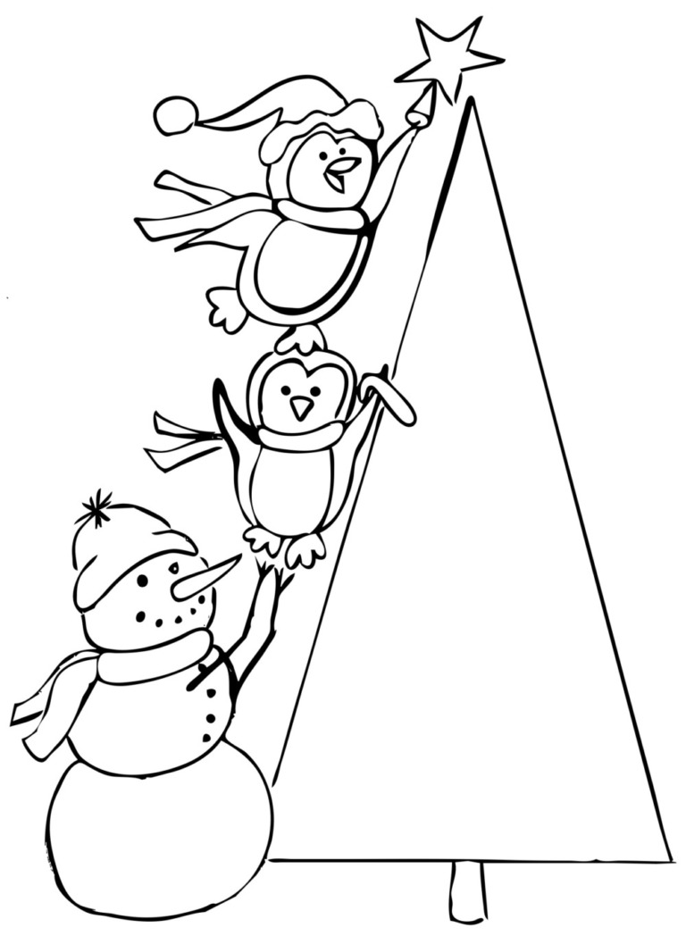 "Let's Decorate!" - Acrylic Painting Tutorial Of Snowman & Penguins ...