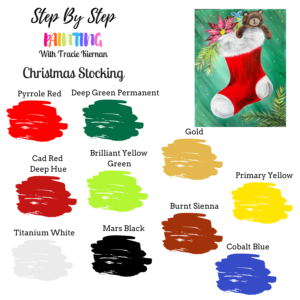 How To Paint A "Christmas Stocking" - Acrylic Painting Tutorial ...