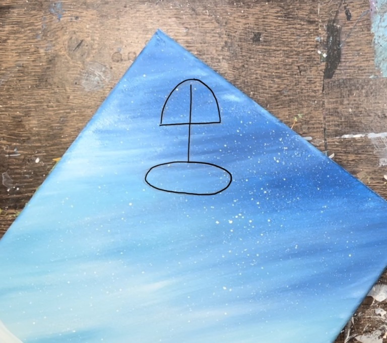 How To Paint "Silver Bells" - Acrylic Painting Winter Landscape ...