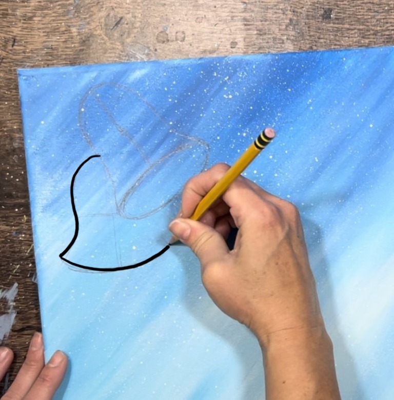 How To Paint "Silver Bells" - Acrylic Painting Winter Landscape ...