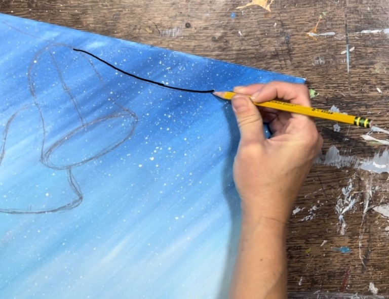 How To Paint "Silver Bells" - Acrylic Painting Winter Landscape ...