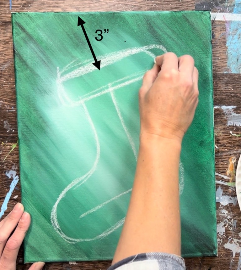 How To Paint A "Christmas Stocking" - Acrylic Painting Tutorial ...