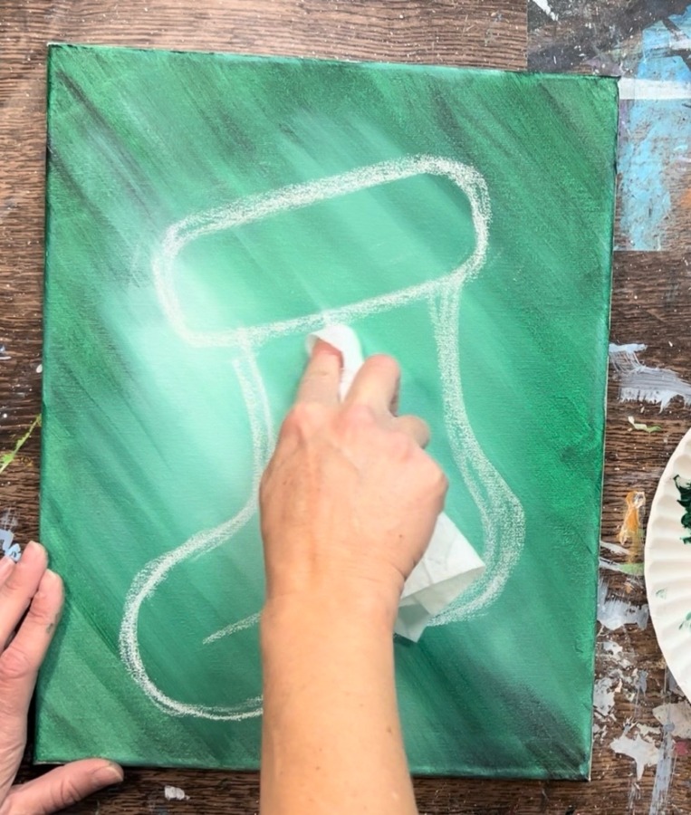 How To Paint A "Christmas Stocking" - Acrylic Painting Tutorial ...