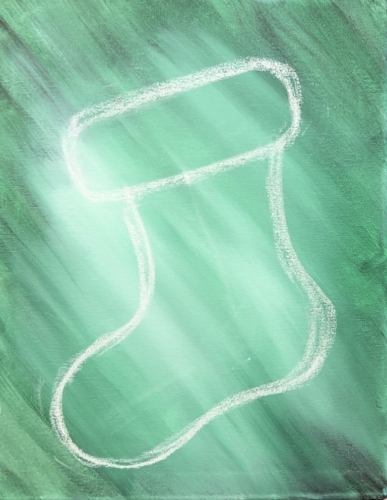 How To Paint A "Christmas Stocking" - Acrylic Painting Tutorial ...