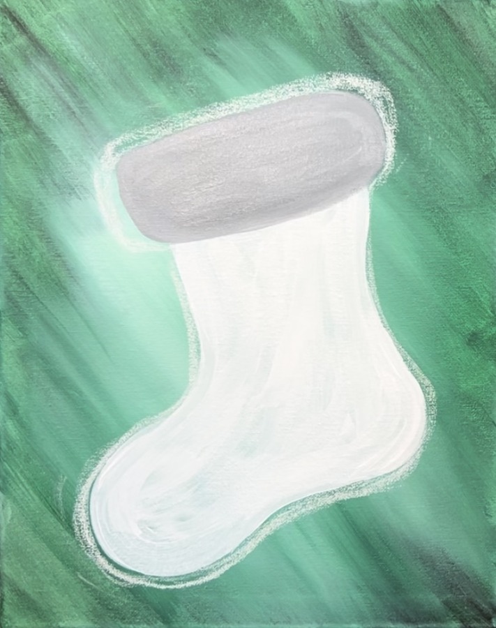 How To Paint A "Christmas Stocking" - Acrylic Painting Tutorial ...