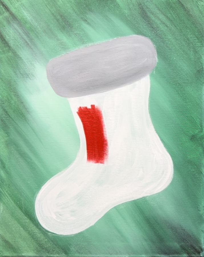 How To Paint A "Christmas Stocking" - Acrylic Painting Tutorial ...