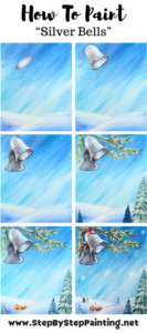 How To Paint "Silver Bells" - Acrylic Painting Winter Landscape ...