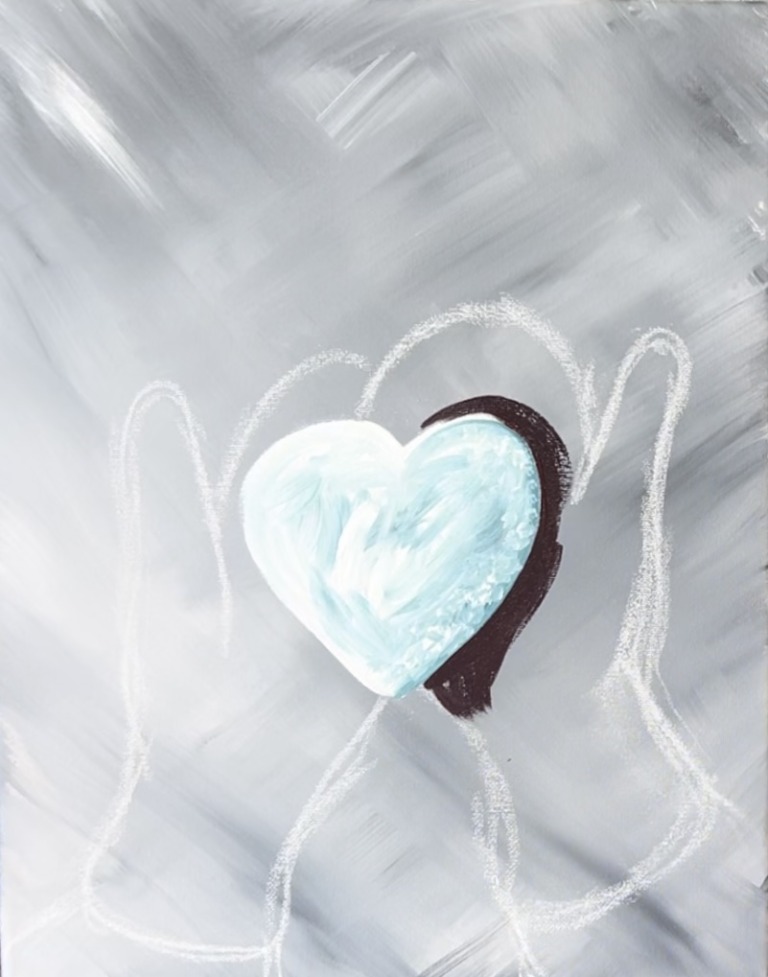 "Mittens Love" - Acrylic Painting Tutorial - Tracie Kiernan - Step By ...