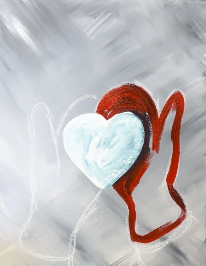 "Mittens Love" - Acrylic Painting Tutorial - Tracie Kiernan - Step By ...