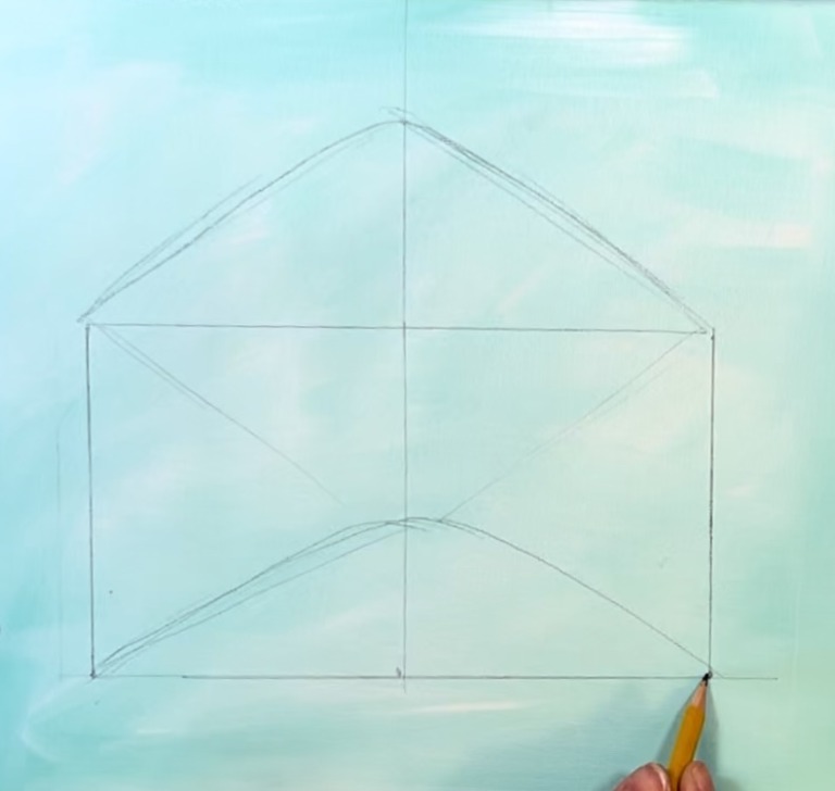 How To Paint - "For You ️" - Floral Envelope - Tracie Kiernan - Step By ...