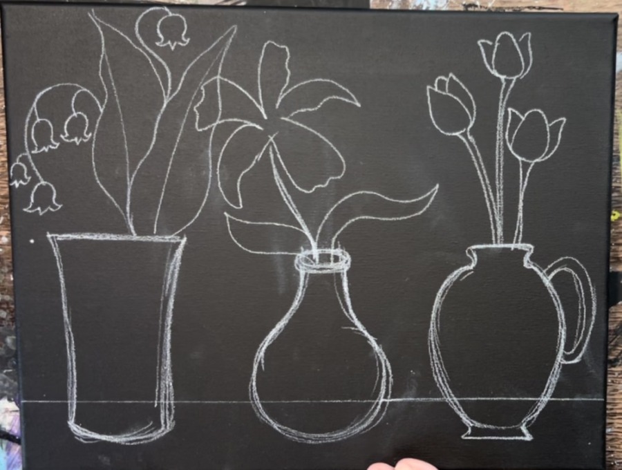 Spring Blooms - Acrylic Painting Tutorial - Tracie Kiernan - Step By Step Painting