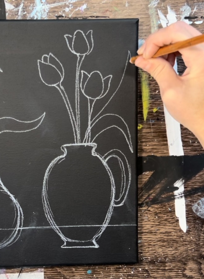 Spring Blooms - Acrylic Painting Tutorial - Tracie Kiernan - Step By ...