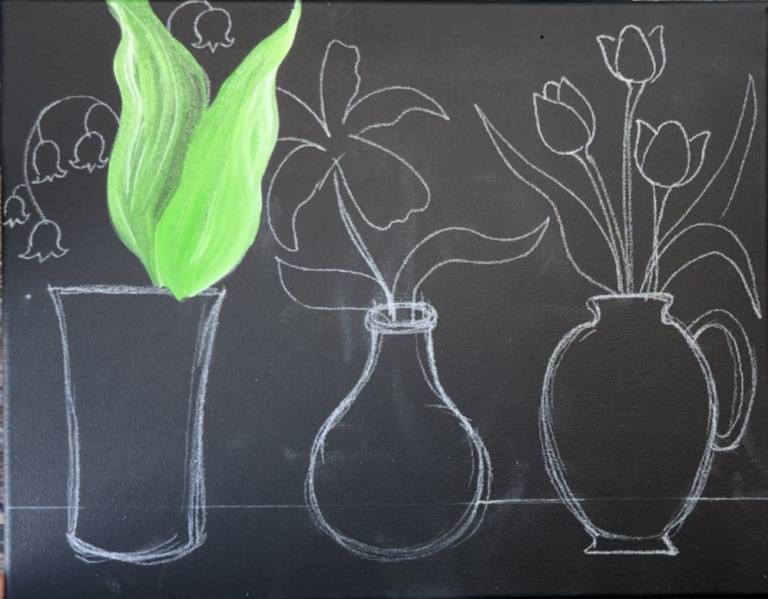 Spring Blooms - Acrylic Painting Tutorial - Tracie Kiernan - Step By ...