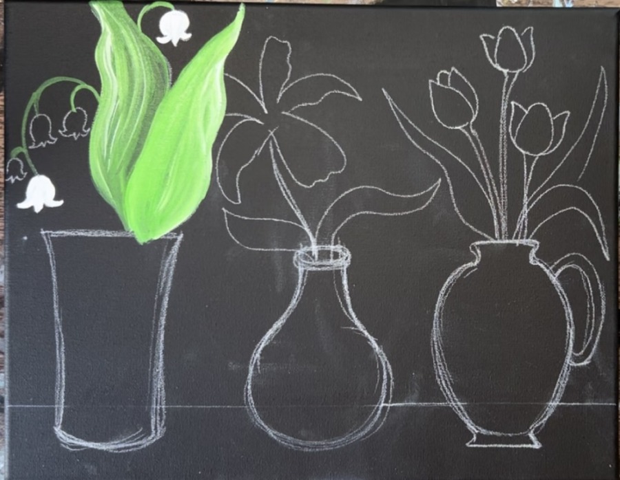 Spring Blooms - Acrylic Painting Tutorial - Tracie Kiernan - Step By ...