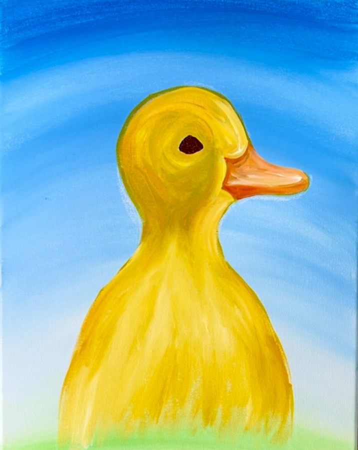 Spring Duckling - Acrylic Painting Tutorial - Tracie Kiernan - Step By ...