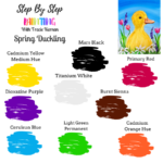 Spring Duckling - Acrylic Painting Tutorial - Tracie Kiernan - Step By ...