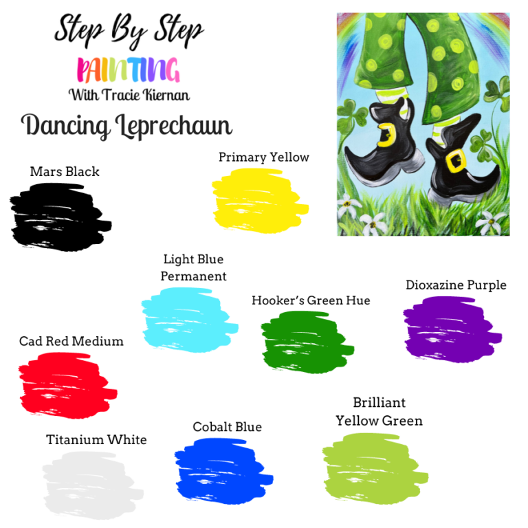 How To Paint "Dancing Leprechaun Legs" - Acrylic Painting Tutorial ...