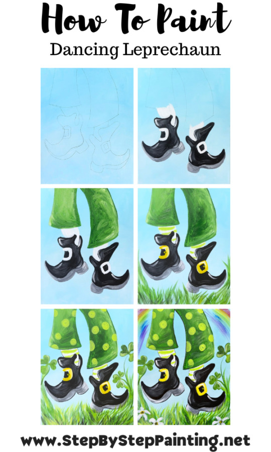 How To Paint "Dancing Leprechaun Legs" - Acrylic Painting Tutorial ...