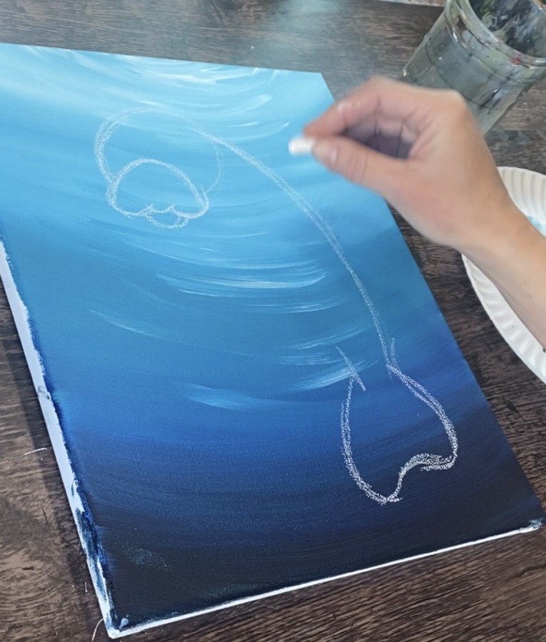How To Paint A Manatee - Acrylic Painting Tutorial - Tracie Kiernan ...