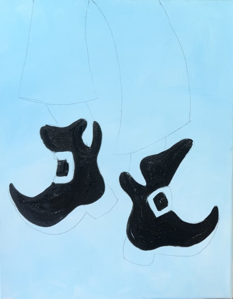How To Paint "Dancing Leprechaun Legs" - Acrylic Painting Tutorial ...
