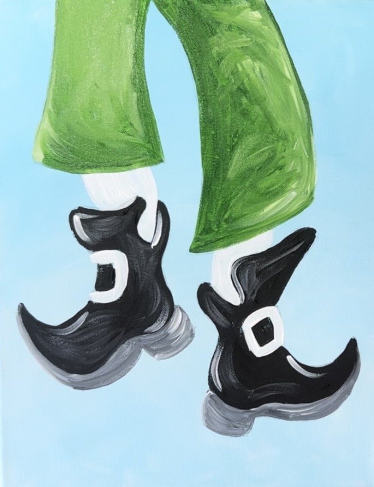 How To Paint "Dancing Leprechaun Legs" - Acrylic Painting Tutorial ...