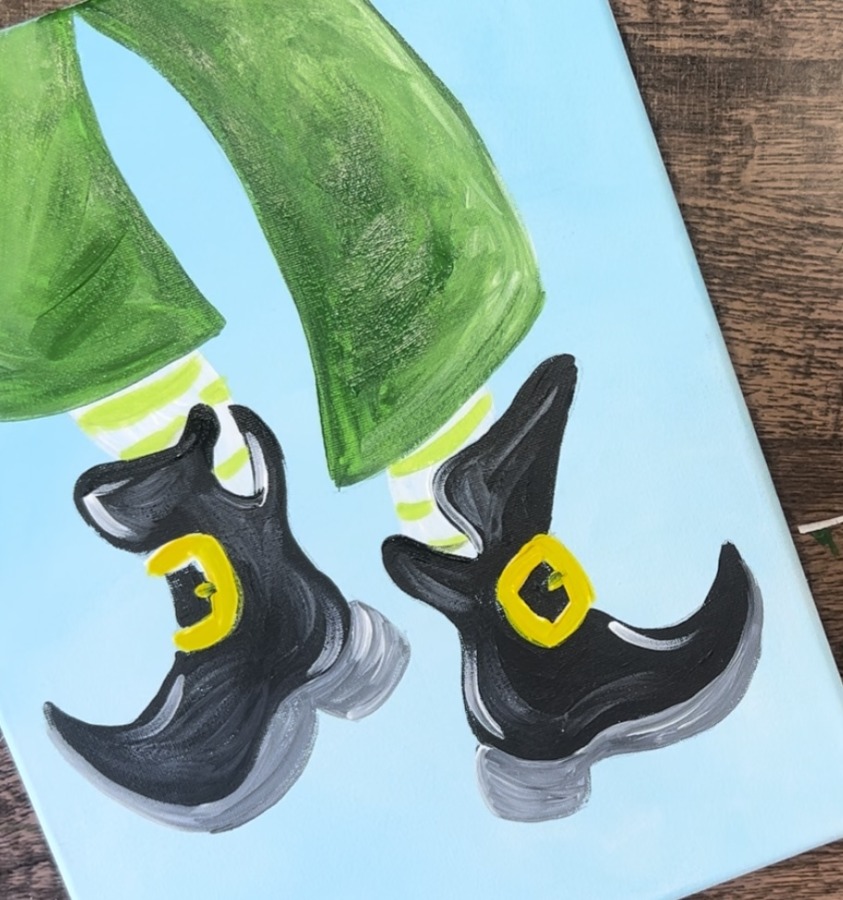 How To Paint "Dancing Leprechaun Legs" - Acrylic Painting Tutorial ...