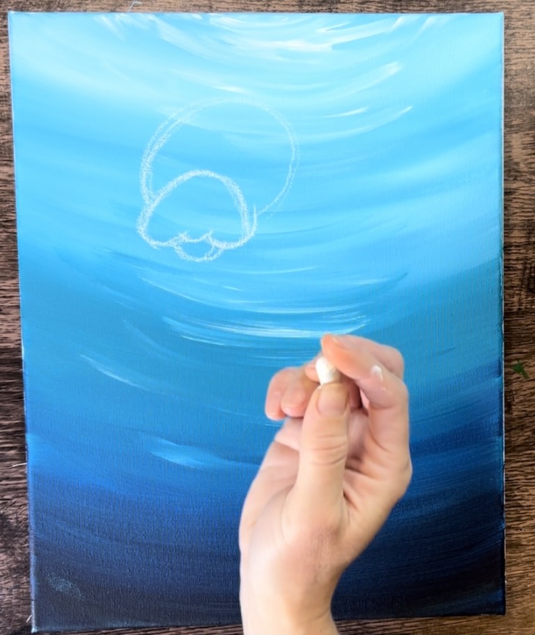How To Paint A Manatee - Acrylic Painting Tutorial - Tracie Kiernan ...
