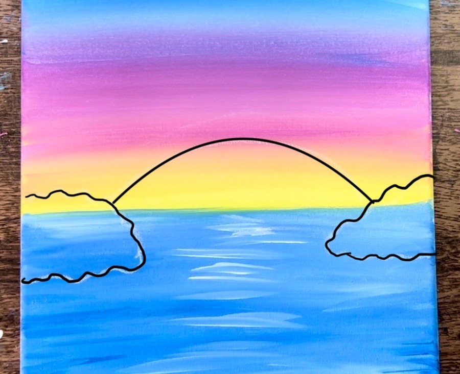 How To Paint "Swan Bridge" - Acrylic Painting Tutorial - Tracie Kiernan ...