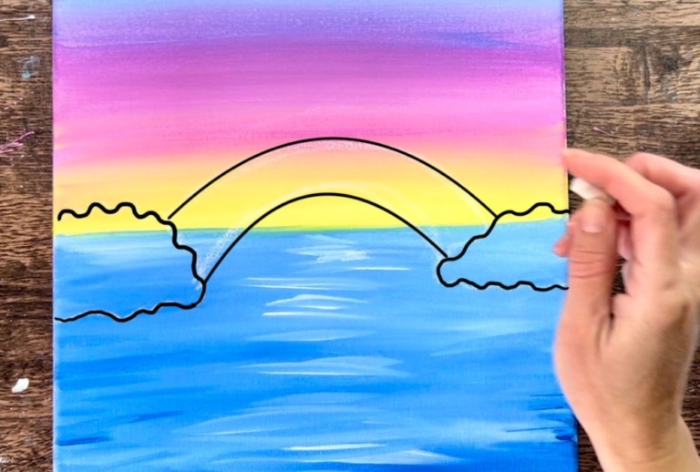 How To Paint "Swan Bridge" - Acrylic Painting Tutorial - Tracie Kiernan ...