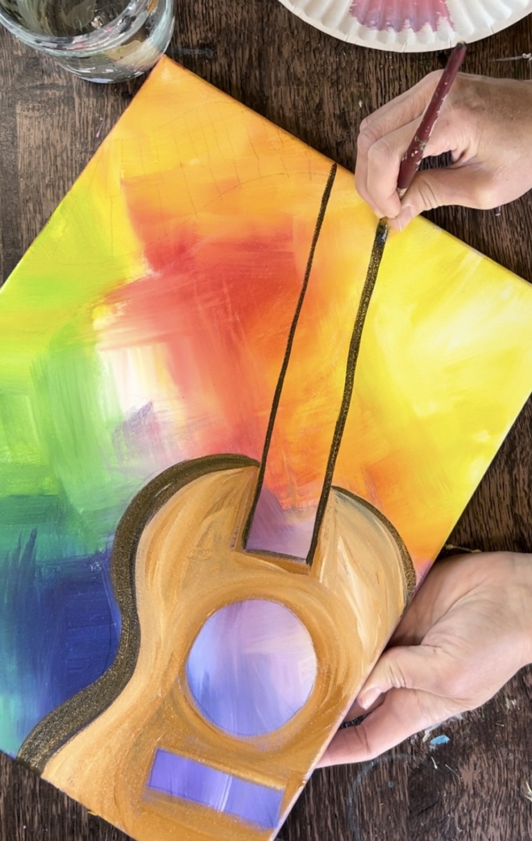 Colorful Music - Step By Step Painting Tutorial - Tracie Kiernan - Step ...