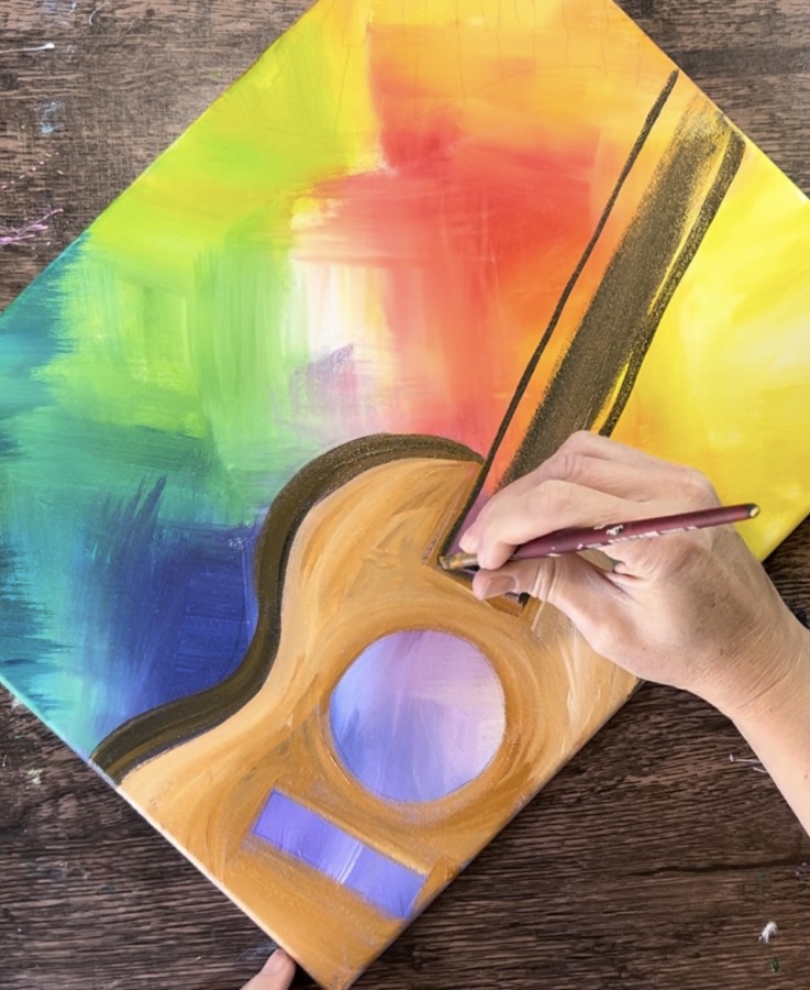 Colorful Music - Step By Step Painting Tutorial - Tracie Kiernan - Step ...