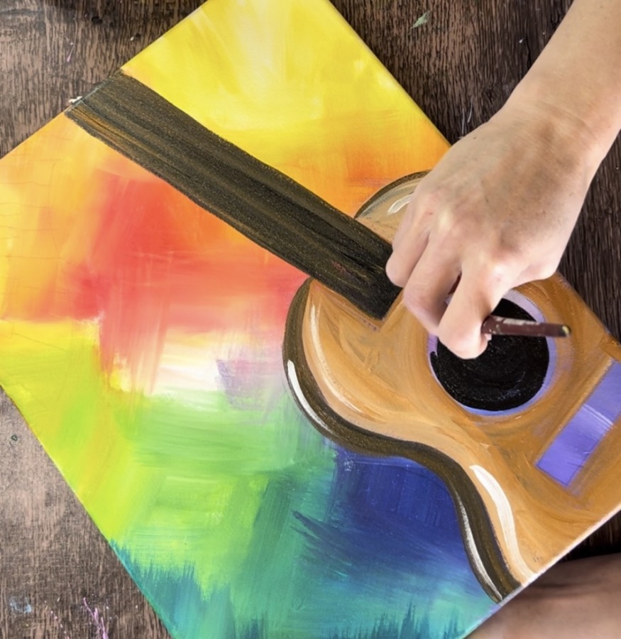Colorful Music - Step By Step Painting Tutorial - Tracie Kiernan - Step ...