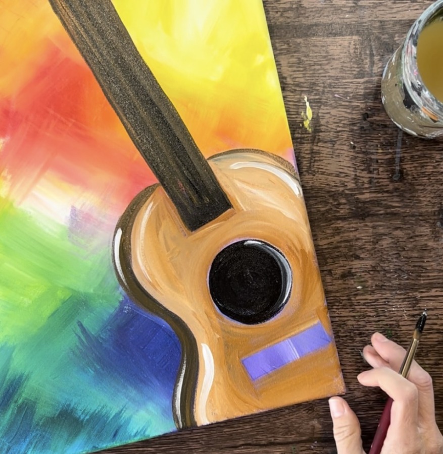 Colorful Music - Step By Step Painting Tutorial - Tracie Kiernan - Step ...