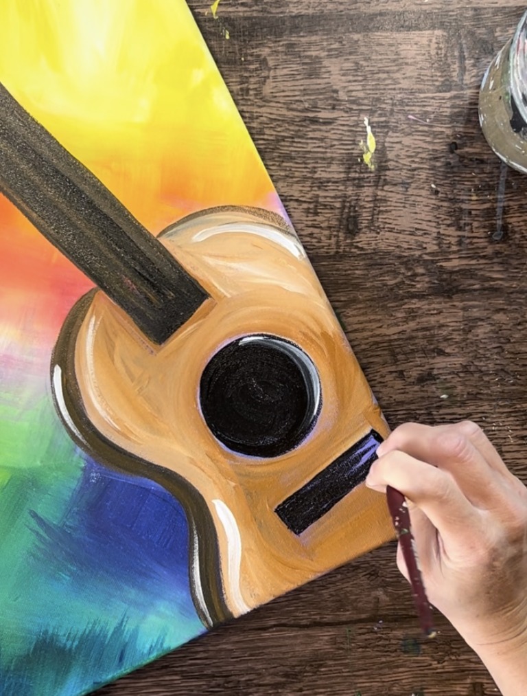 Colorful Music - Step By Step Painting Tutorial - Tracie Kiernan - Step ...