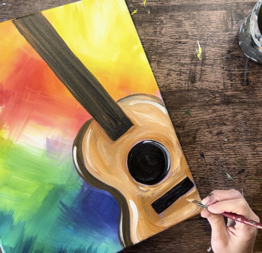 Colorful Music - Step By Step Painting Tutorial - Tracie Kiernan - Step ...