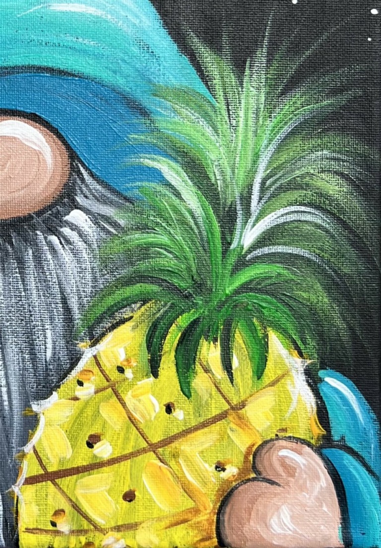 How To Paint "Aloha Gnome" - Acrylic Painting Tutorial - Tracie Kiernan ...