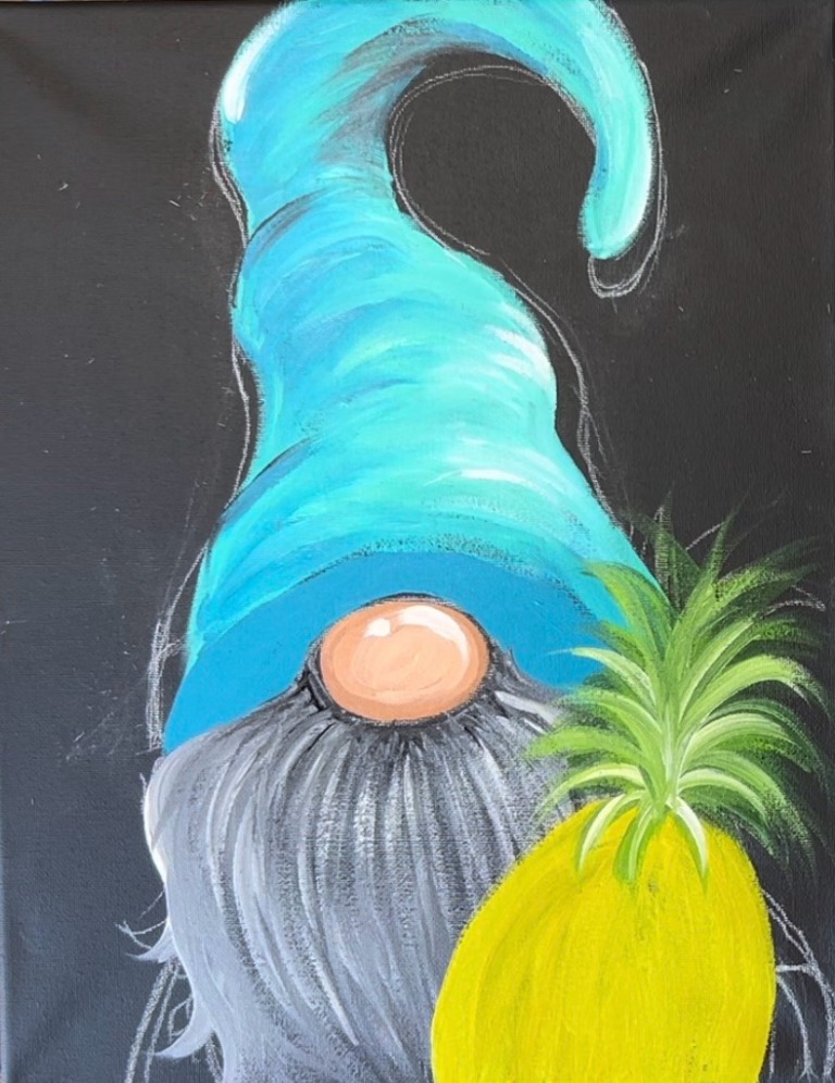 How To Paint "Aloha Gnome" - Acrylic Painting Tutorial - Tracie Kiernan ...