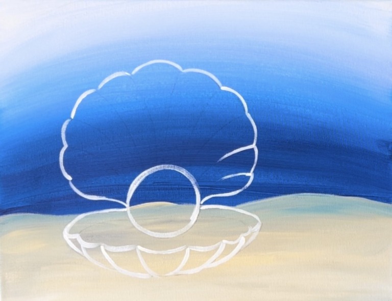 Seashell Pearl - Acrylic Painting Tutorial - Tracie Kiernan - Step By ...